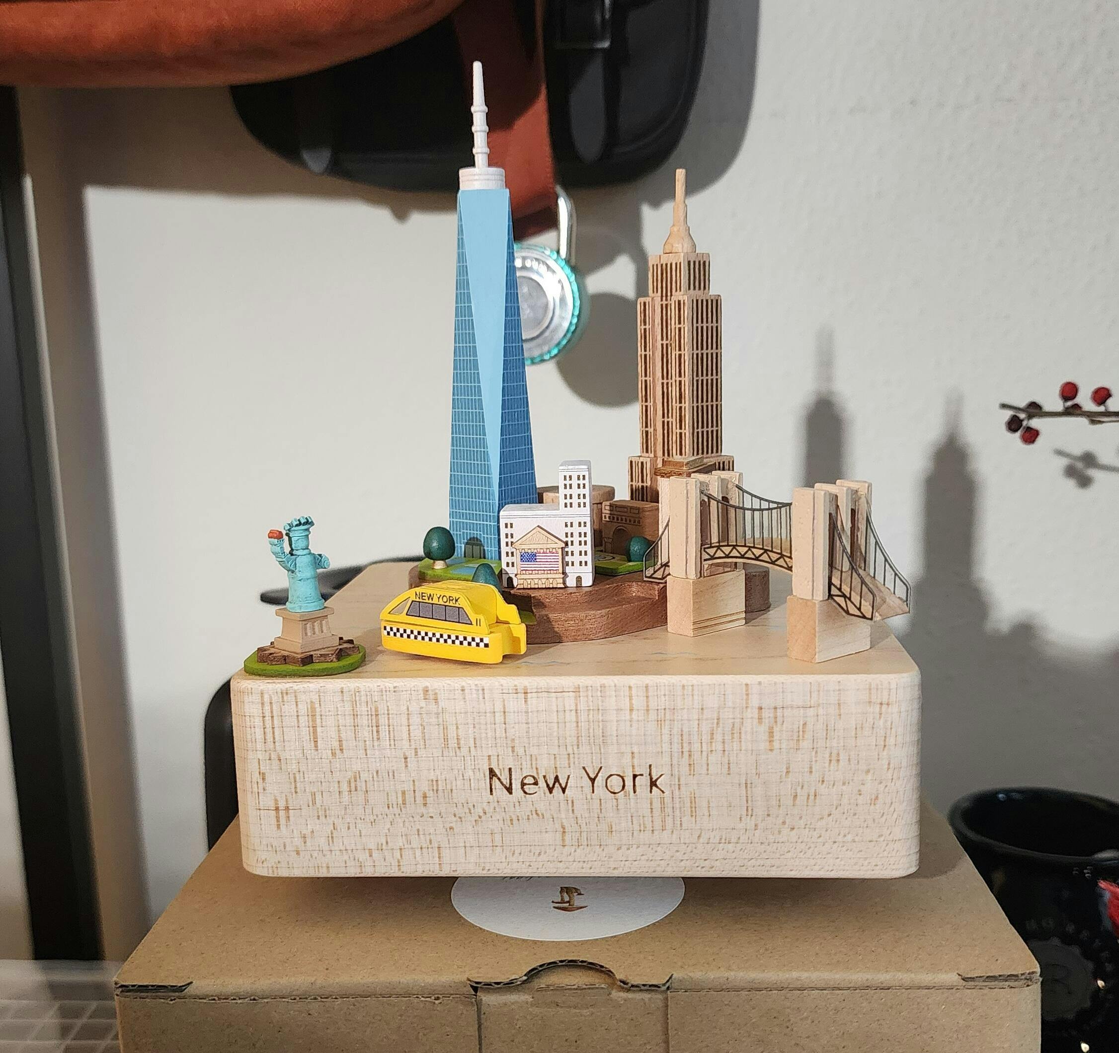 Wooden New York Music Box– Odin Parker