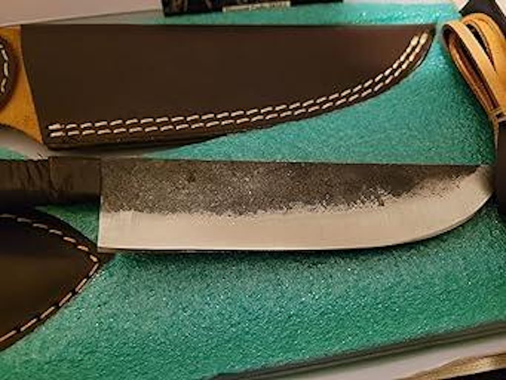 Hand-forged Viking Raven Knife