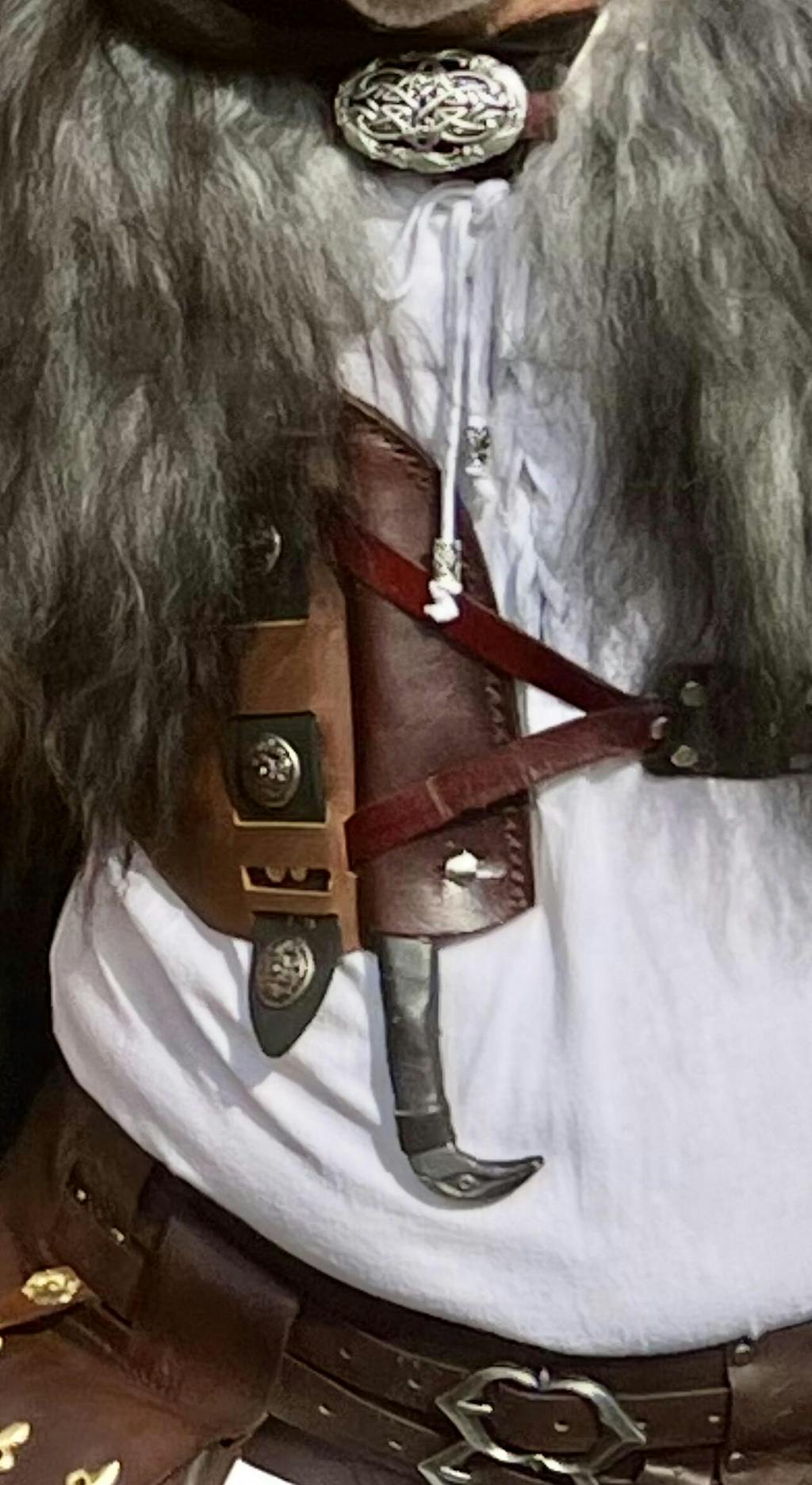 Hand-forged Viking Raven Knife