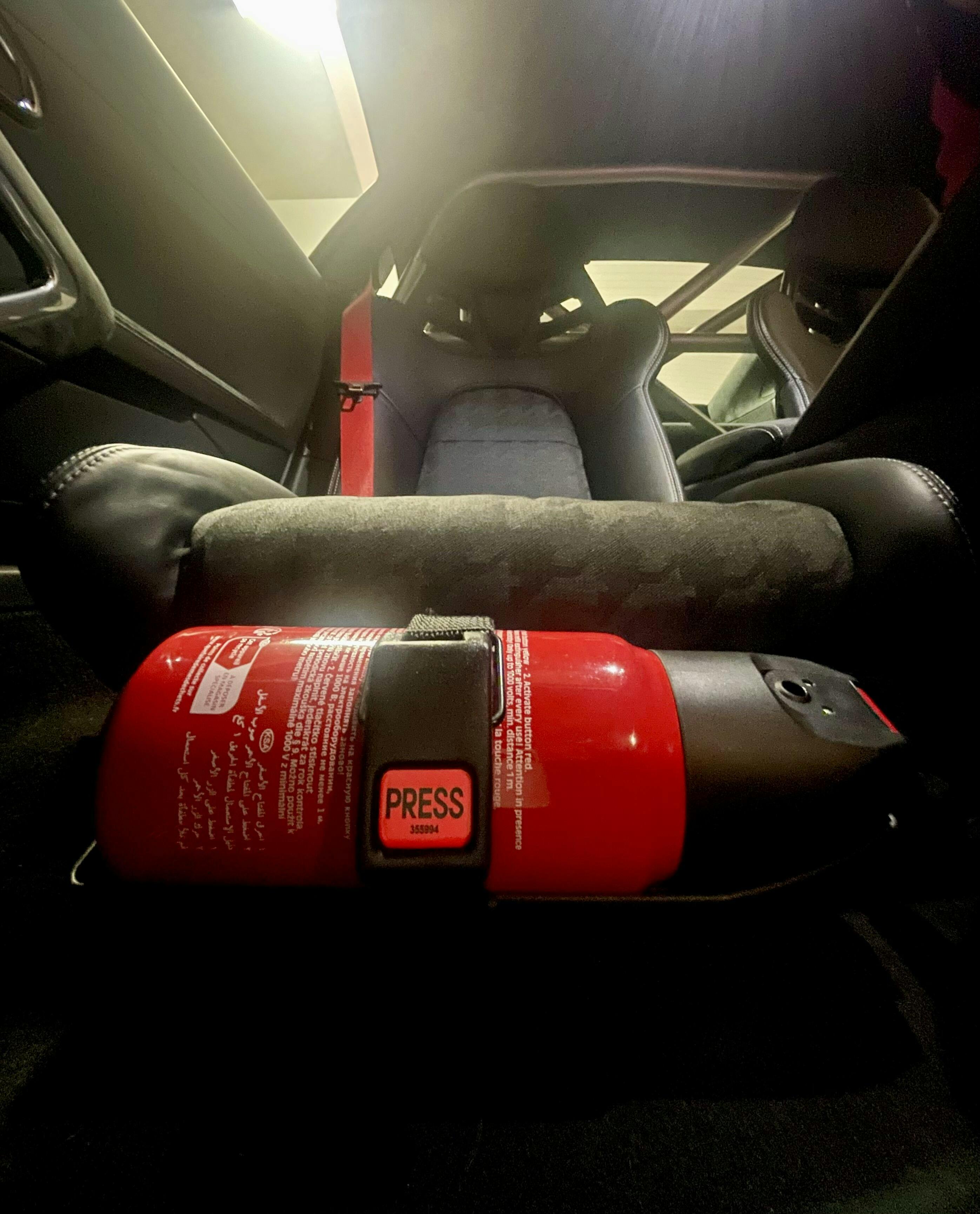 Porsche 991, 992 and 918 OEM Fire Extinguisher kit for LWBS ...