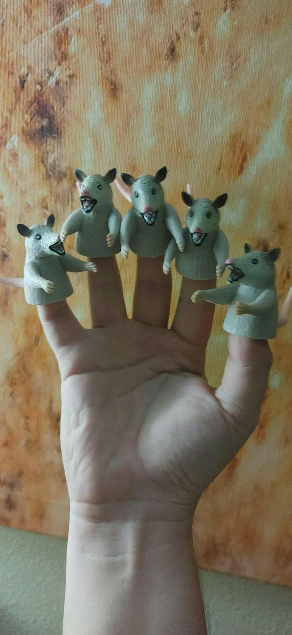 Finger Possum | Possum Finger Puppet | Off the Wagon Shop