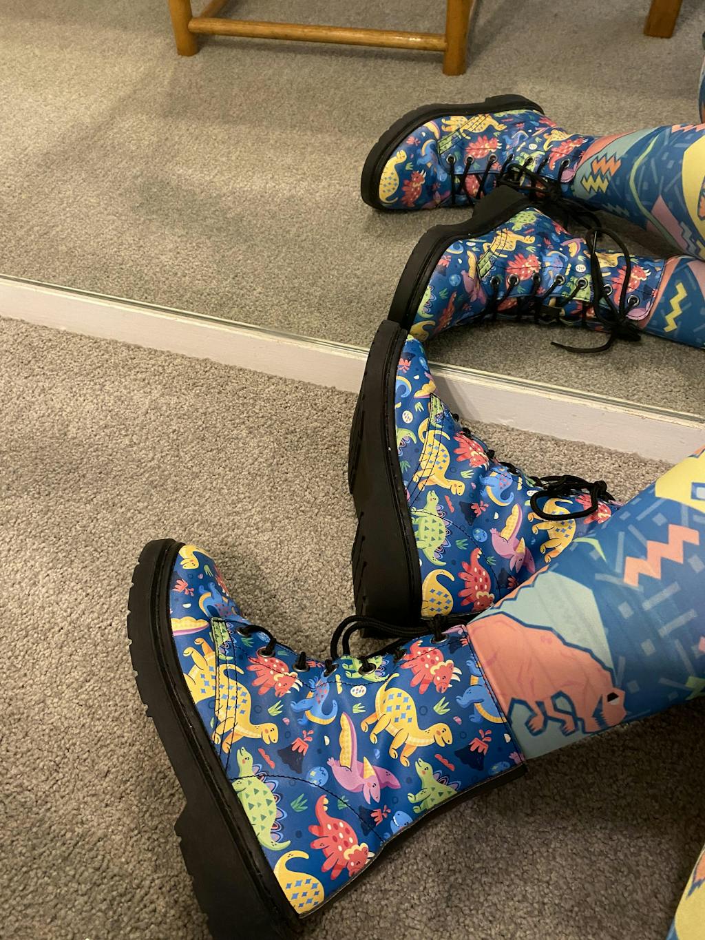 Dinosaur Friends Boots – Offbeat Sweetie