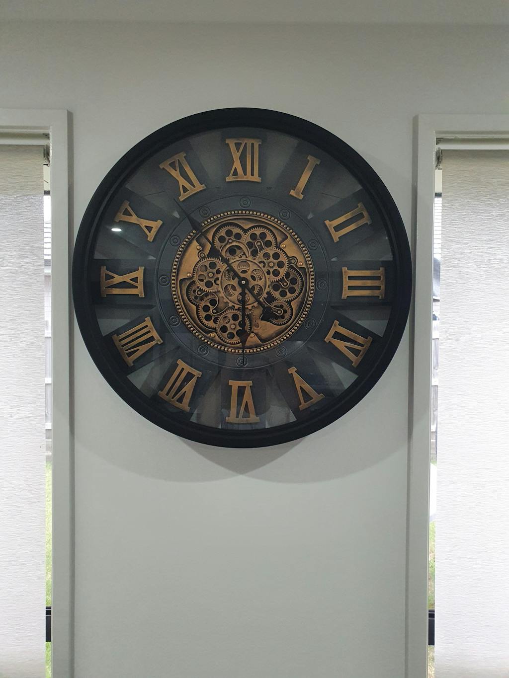 Buy Themis Metal Moving Gears Wall Clock 72cm Online - Oh Clocks