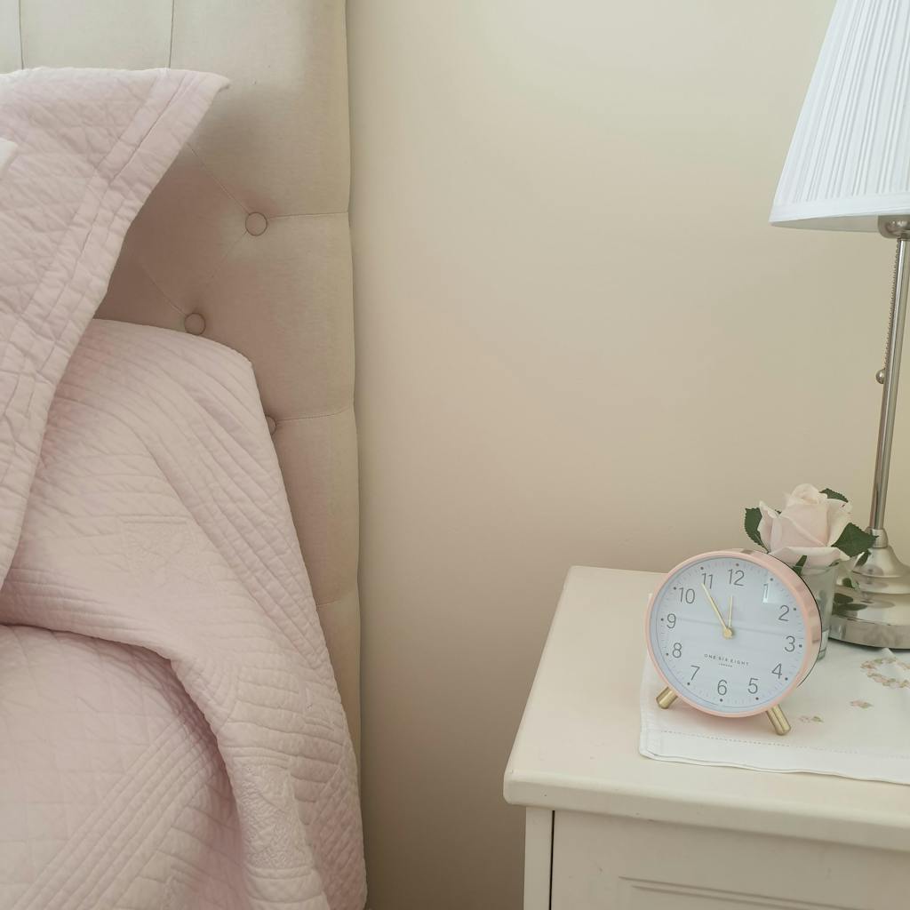 Buy One Six Eight London Maisie Alarm Clock Blush 11cm Online – Oh Clocks