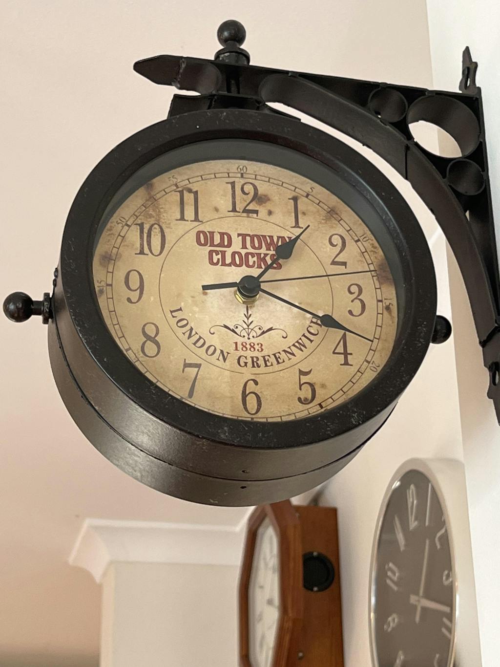 Buy TFA Nostalgia Double Sided Outdoor Wall Clock and Thermometer 30cm ...