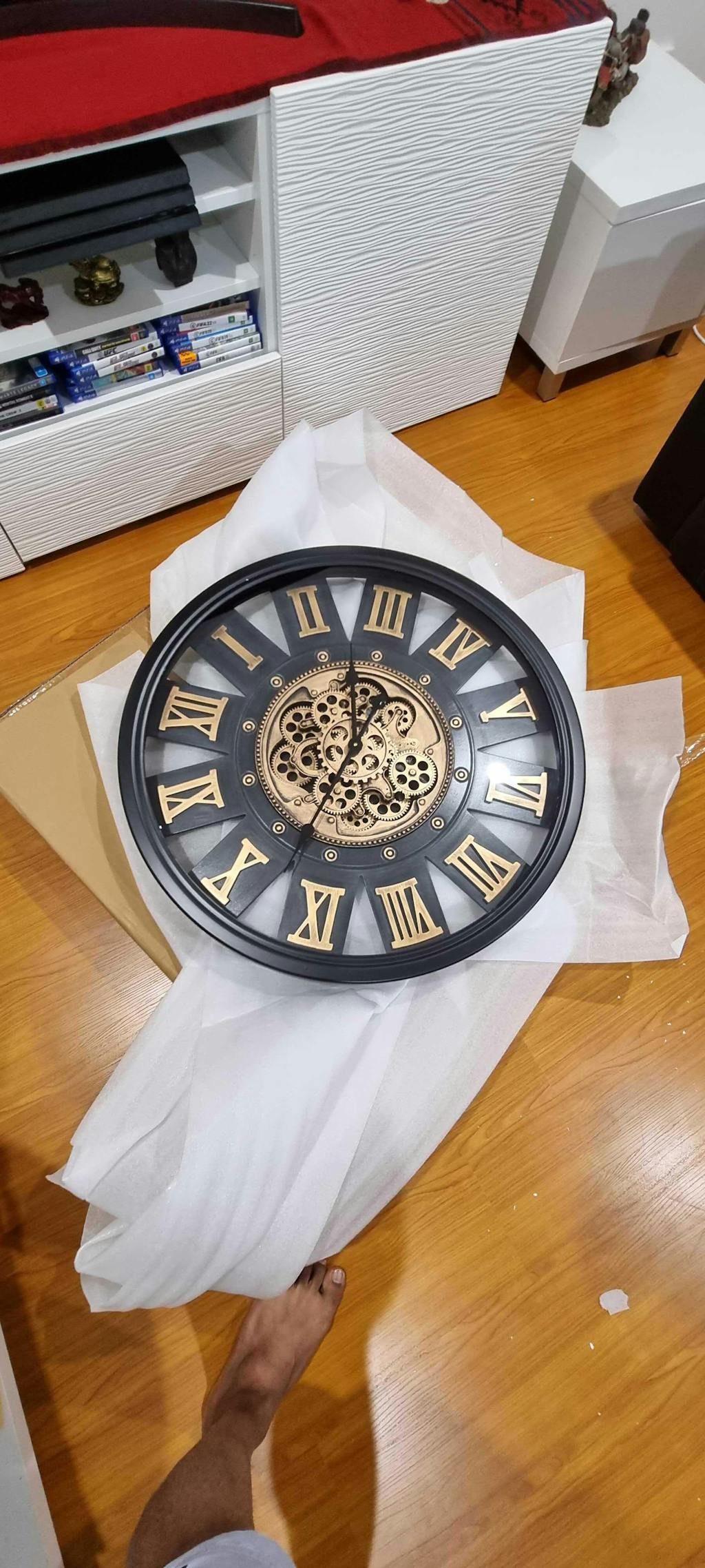 Buy Themis Metal Moving Gears Wall Clock 72cm Online – Oh Clocks