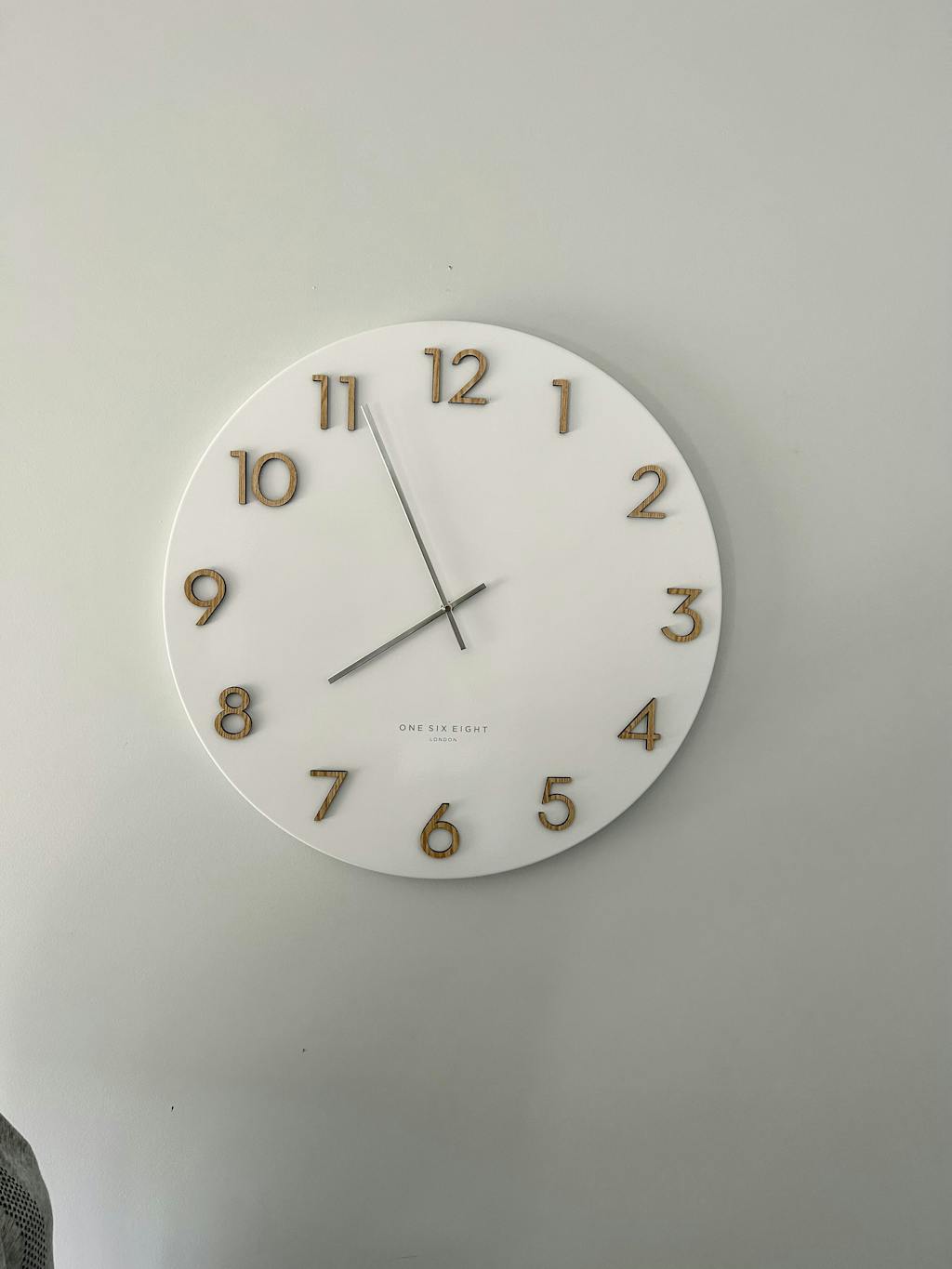 Buy One Six Eight London Katelyn Wall Clock White 60cm Online – Oh Clocks