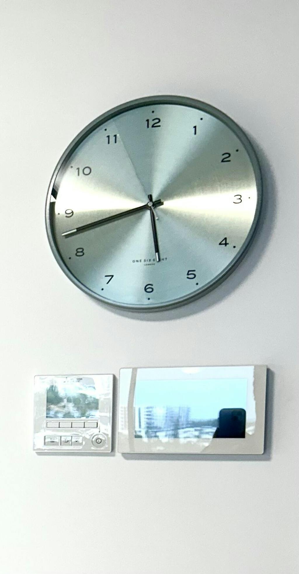 Buy One Six Eight London Katelyn Wall Clock White 60cm Online – Oh Clocks