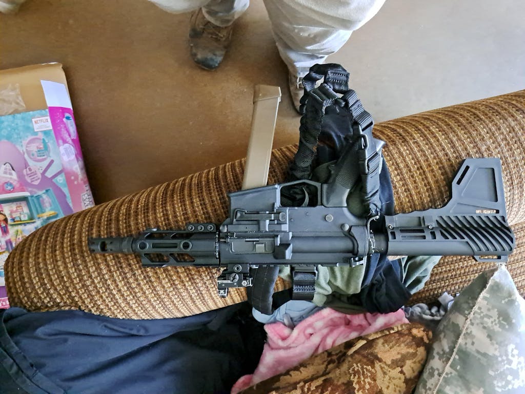 ohhunt® 4 inch M-Lok Handguard with Steel Barrel Nut for AR-15 Pistols