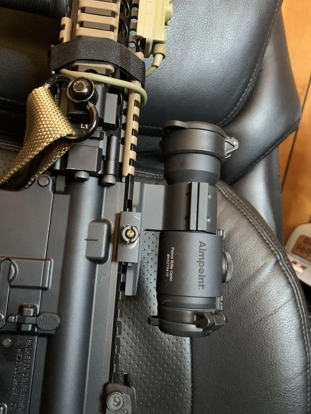 MK18 Handguard Free Float Quad Rail Two-pieces Design AR15 - Black, Co ...