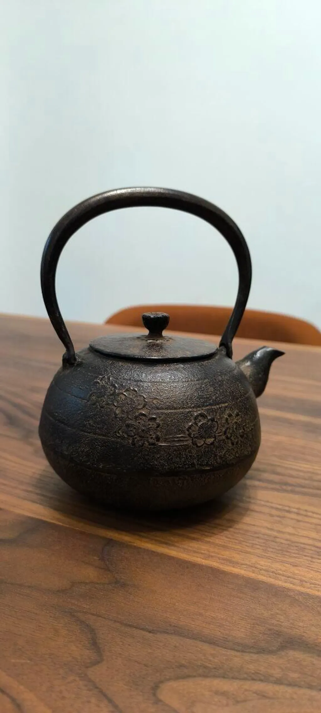 Authentic Japanese Nambu Ironware(Tekki) Cast Iron Kettle - Tetsubin ...