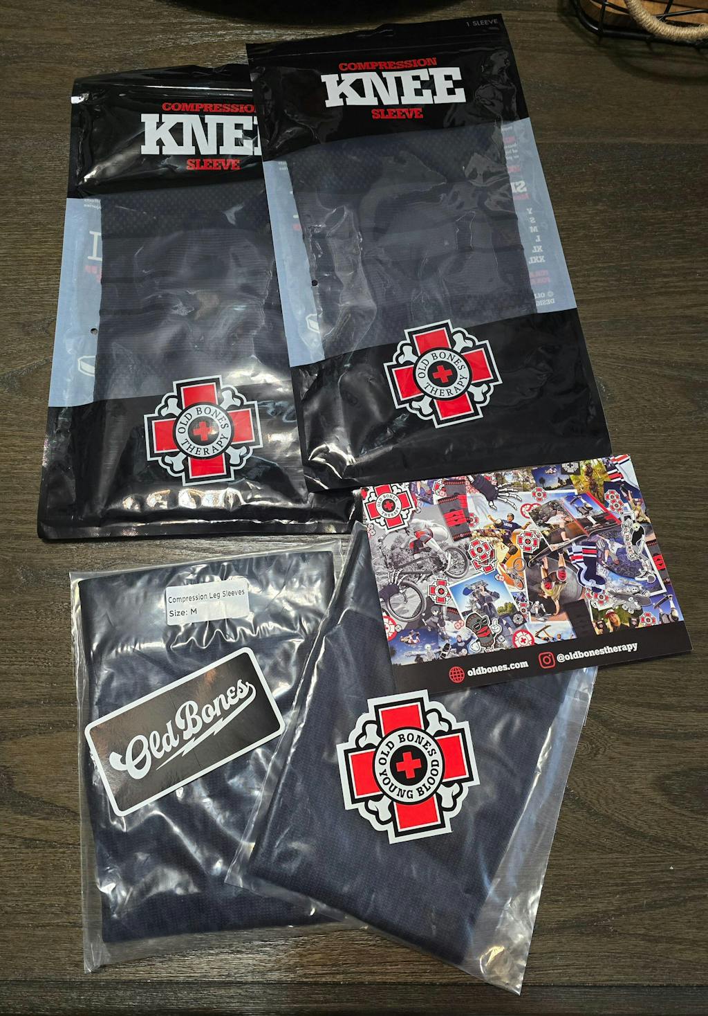 Leg Compression Sleeves | Old Bones Therapy