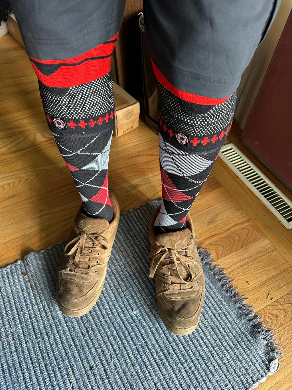 Compression Socks: PINK Stripes – Old Bones Therapy