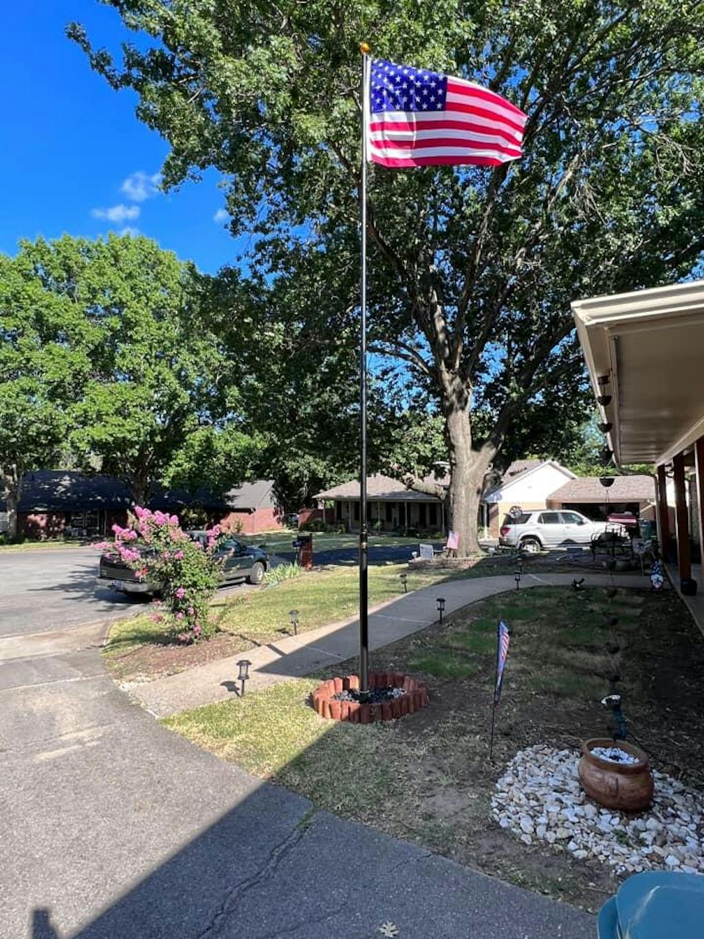 (Bundle) 20' or 25' Delta Telescoping Flagpole Bundle "Freedom Edition ...