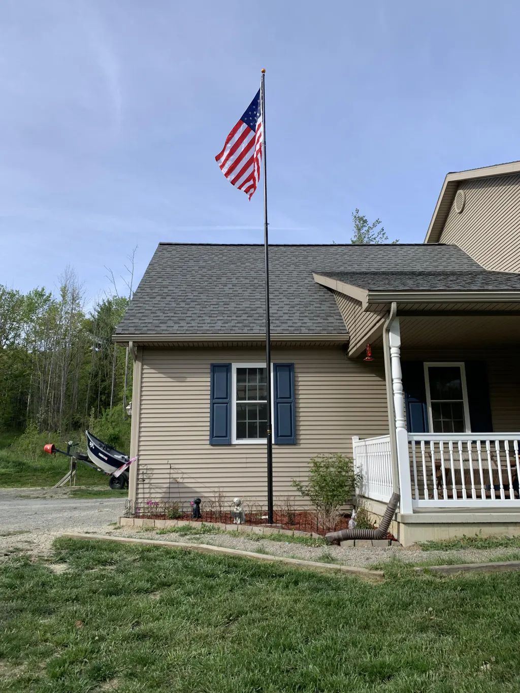 20' or 25' Delta Telescoping "Freedom Edition" (Black) Flag Pole Kit ...