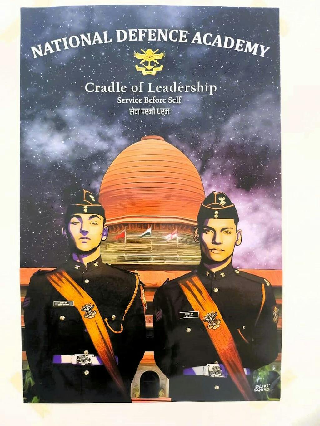 Indian Army Ranks & Insignia Chart Poster