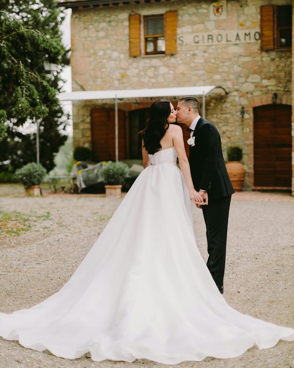 Light ivory Extra Convertible Wedding Dress Audrey (Basic dress + bole ...