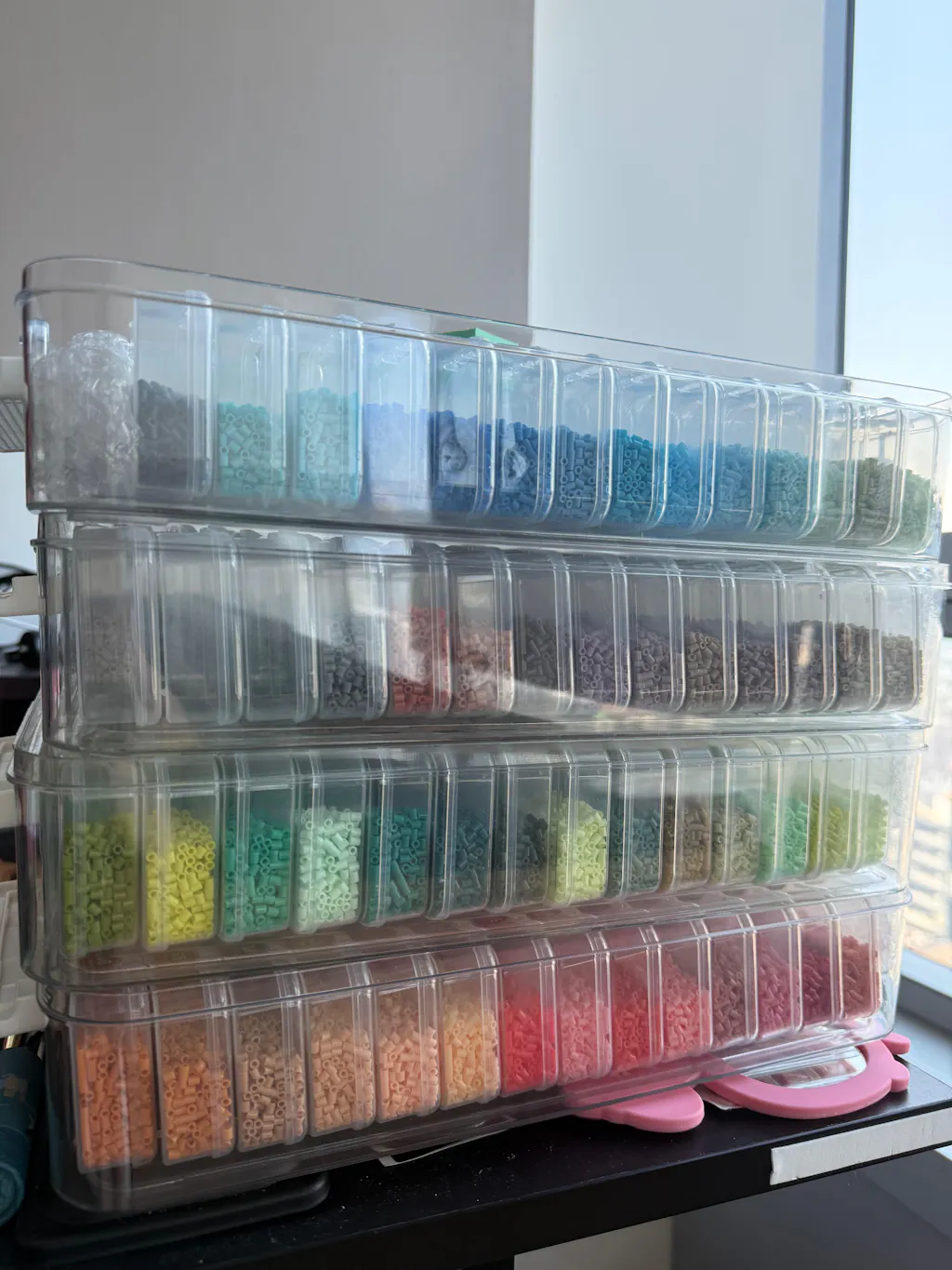 221 Colors Fuse Beads Ultimate Kit with Independent Containers - 221,0 ...