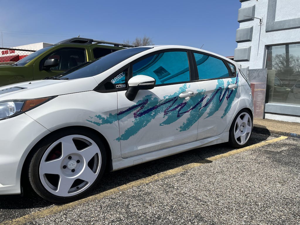 Bellagio Blue | Blue Chrome Mirror Window Tint Film For Cars – Omnique