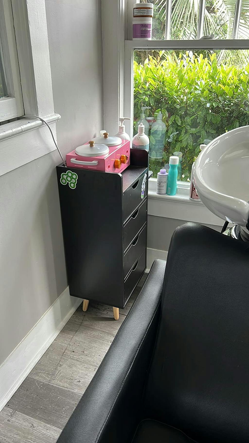 OmySalon 4-Layer Salon Storage Cabinet Beauty Barber Styling Station w