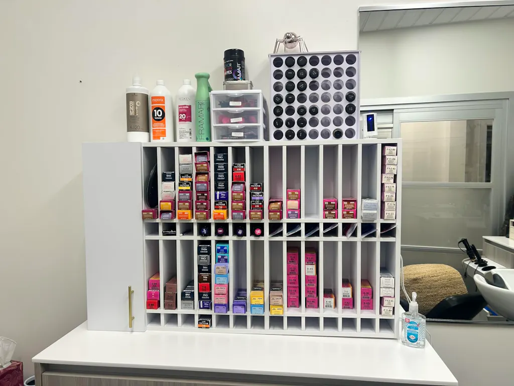 OmySalon HCRW Professional Wall Mounted Hair Color Organizer Rack Cabi