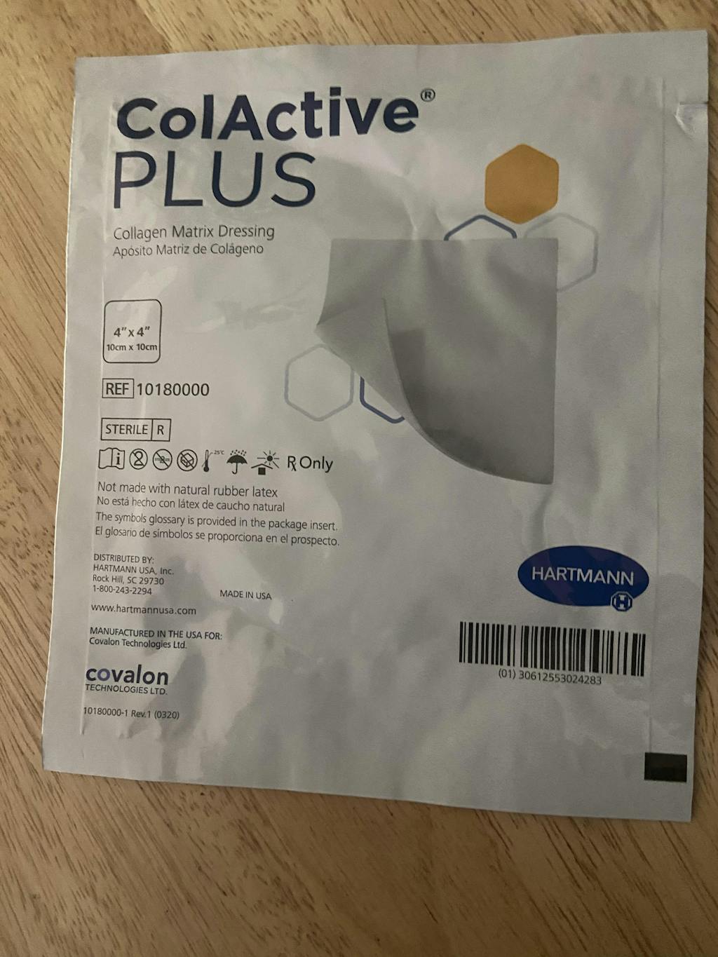 ColActive Plus Collagen Matrix Dressing