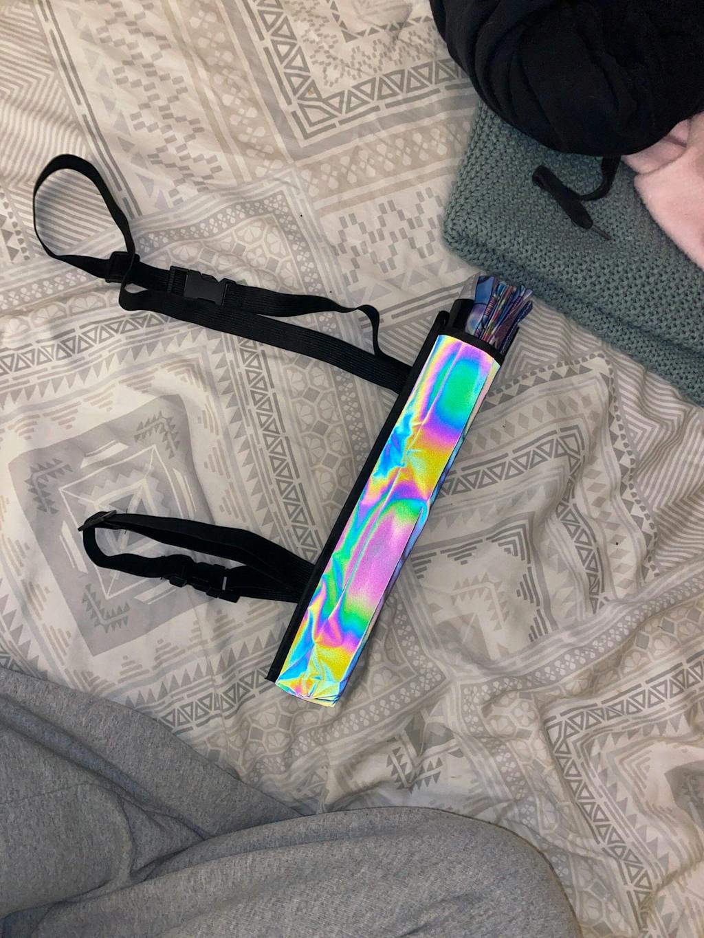 Flash Reflective Fan Holster for Raves & Festivals | Rave Accessory