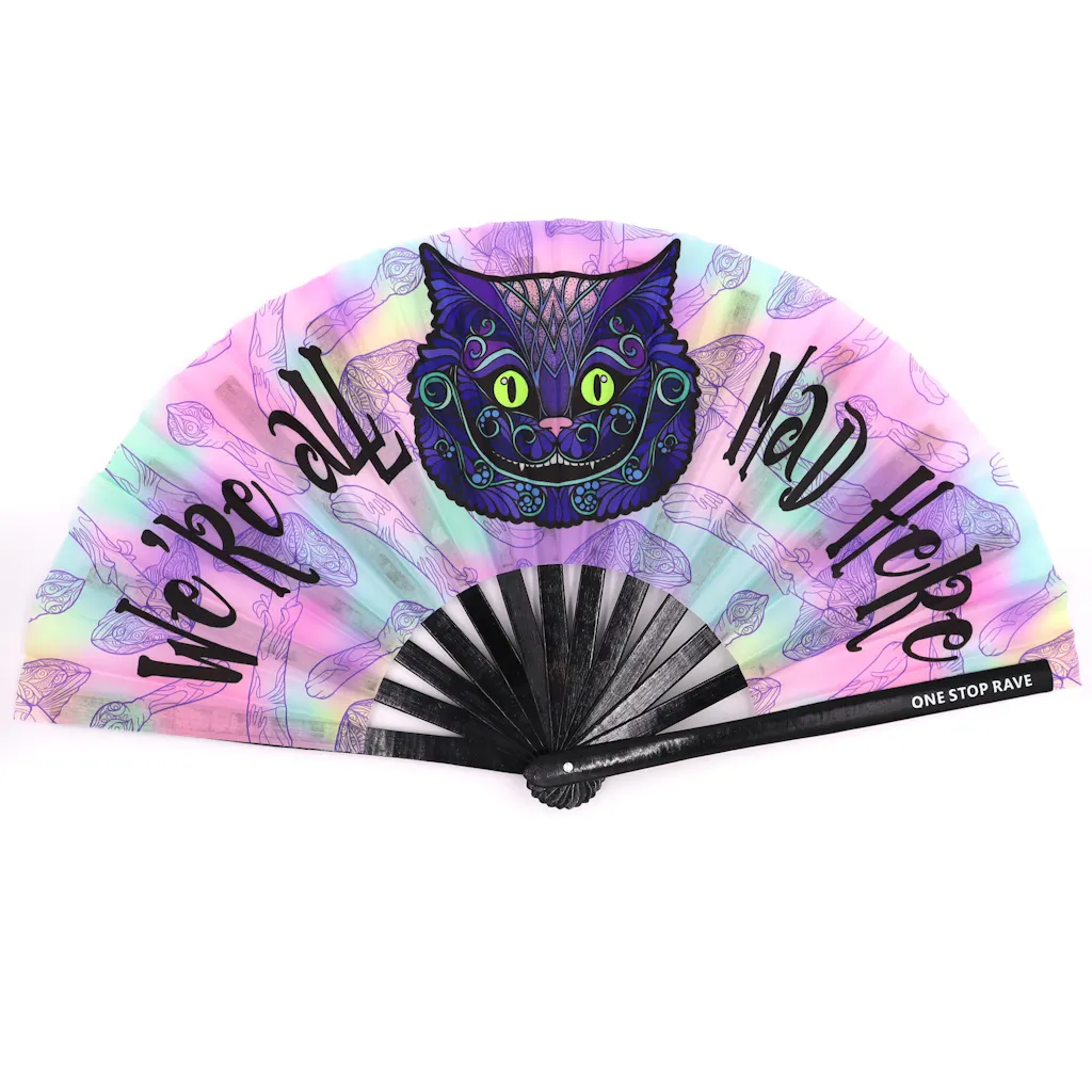 Rave Daddy Hand Fan | Festival Hand Fan - Mini Rave Fan - Large Rave Fan