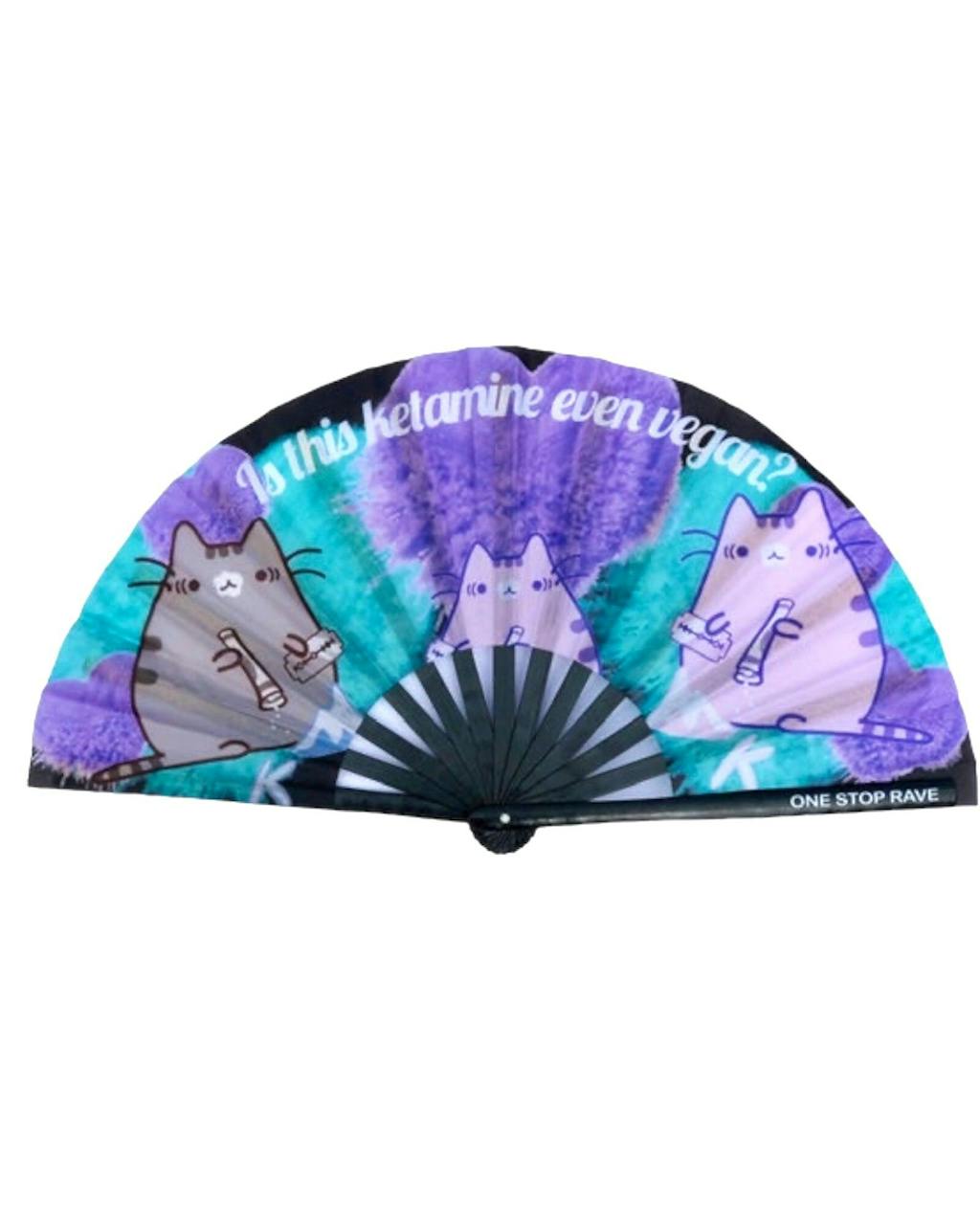 House X Techno Hand Fan | Festival Hand Fan - Rave Hand Fan