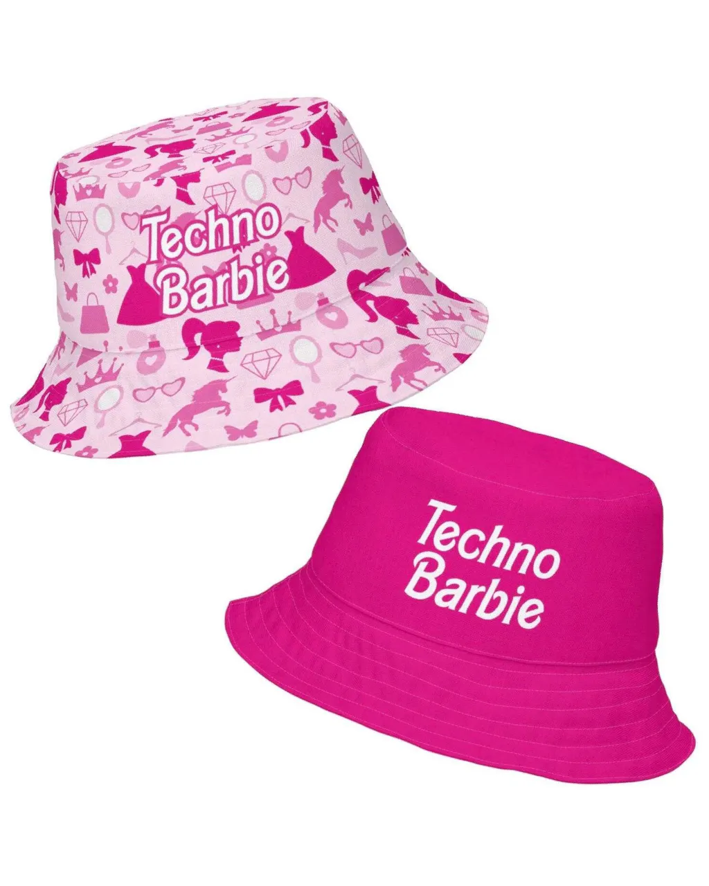 Let's Go Party x Rave Barbie Reversible Bucket Hat | Festival Hat | OSR