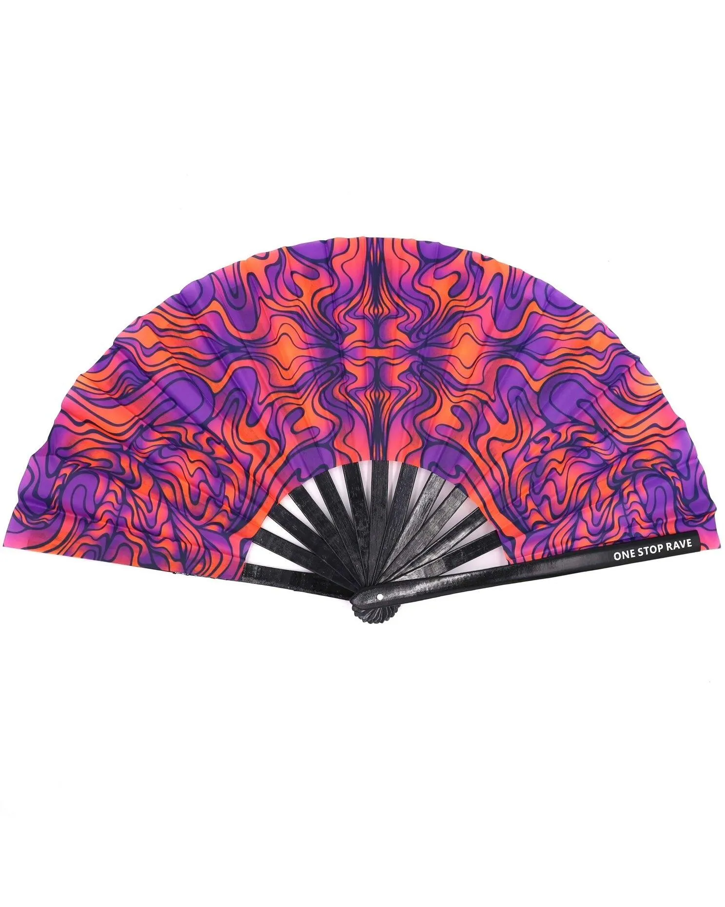 Kaleidoscope Hand Fan | Festival Hand Fan - Rave Hand Fan