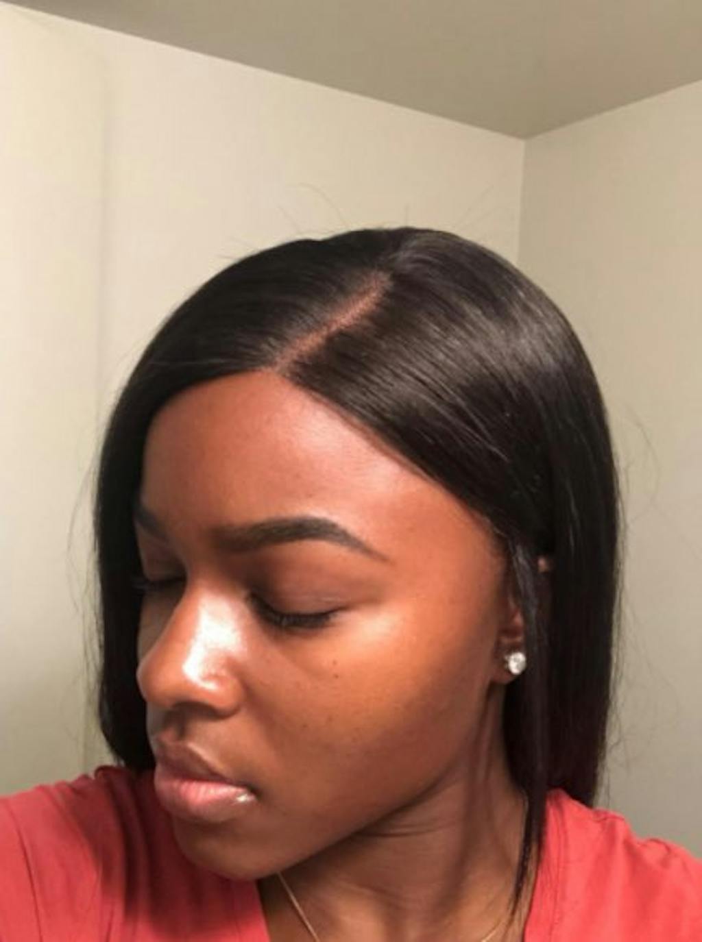 T-Part Lace Wig Straight Human Hair Lace Front Wigs – OneMoreHair