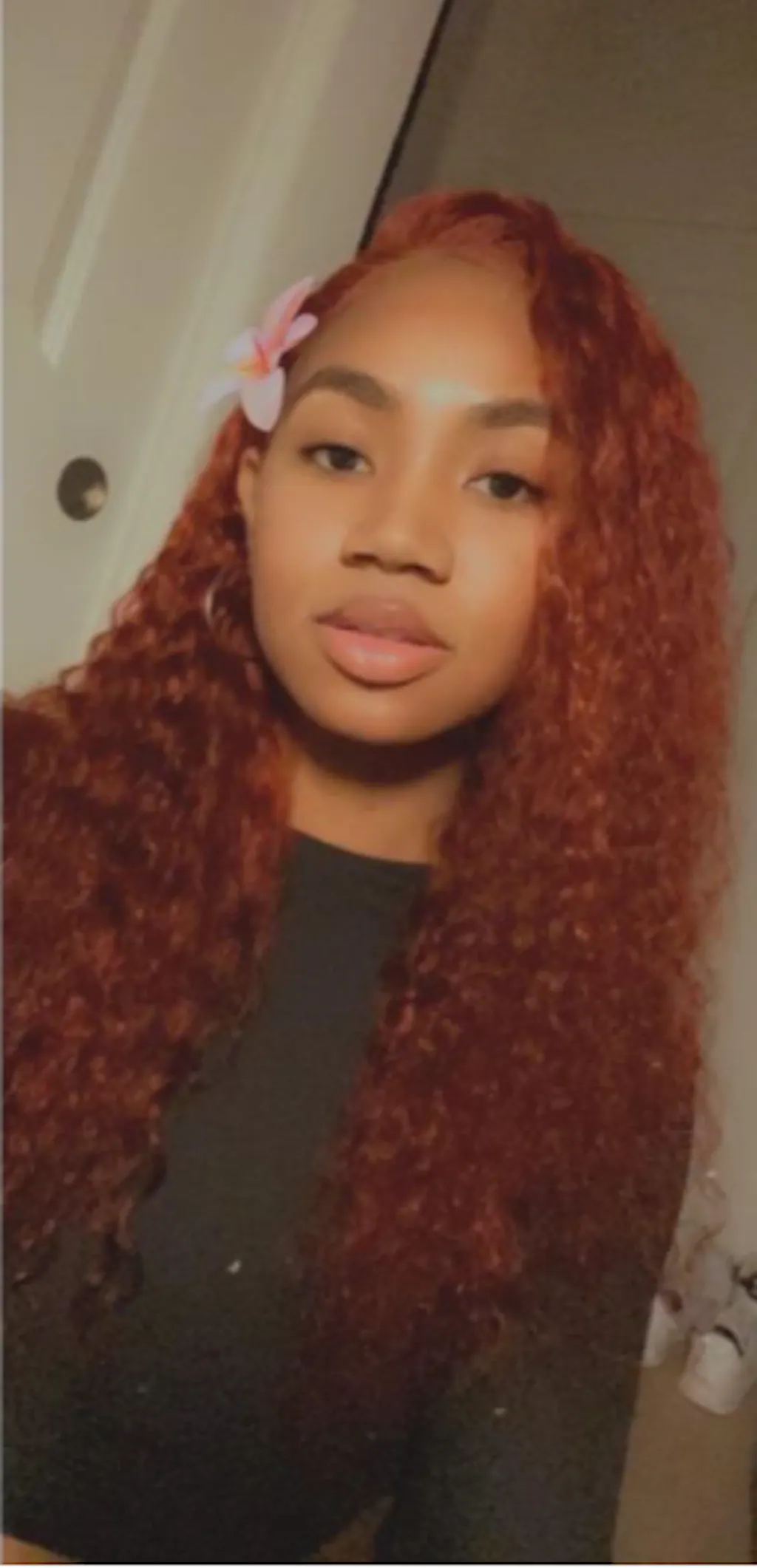 Human Hair Ginger Lace Front Wig Curly Hair Middle Part Wig – OneMoreHair
