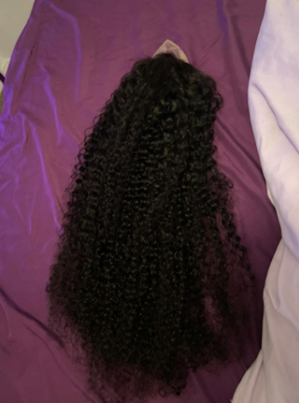 40 Inch HD Thin Lace Deep Wave 13x6 Lace Front Wig Pre Plucked Glueles ...