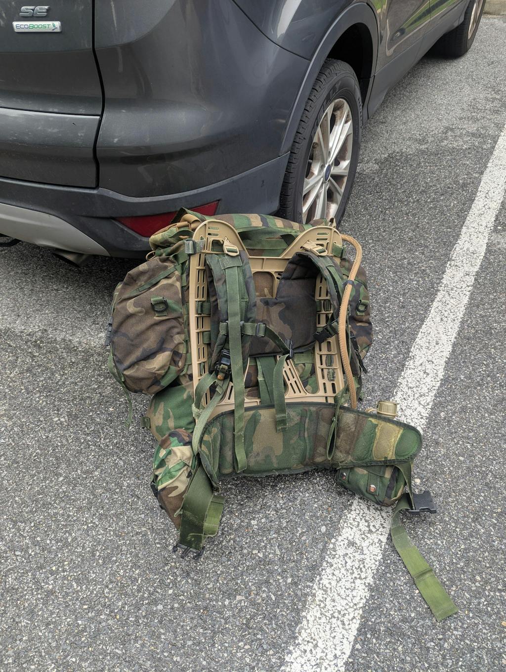 M81 Woodland MOLLE Rucksack (Complete) – onethiefsurplus