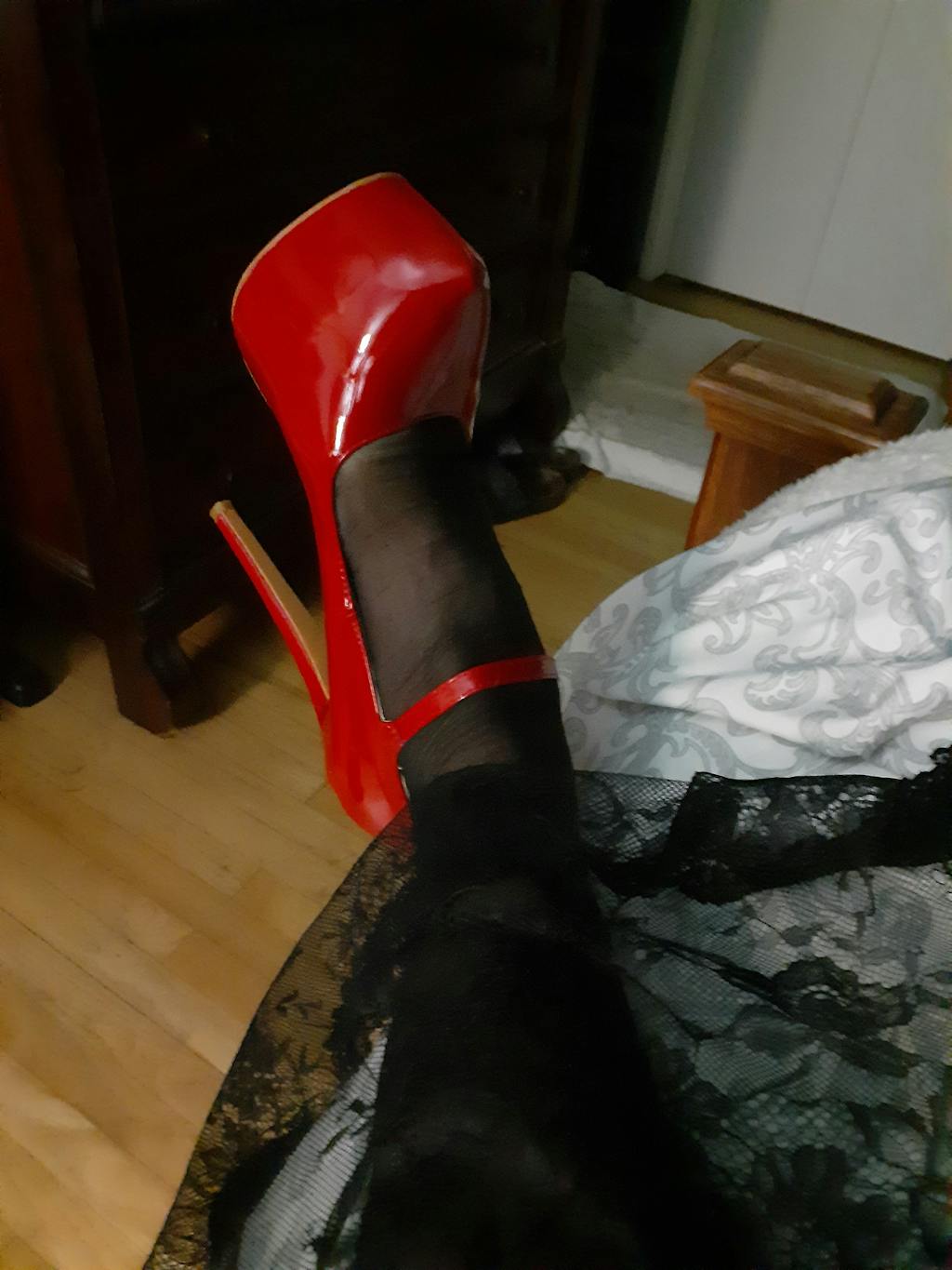 Mary Jane Platform Black Pointed Toe Stiletto High Heels Pumps – Onlymaker