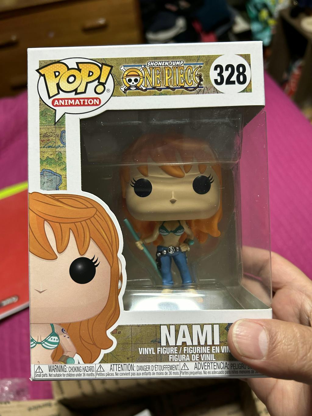 One Piece Nami Pop! Vinyl Figure #328 – Optic Collectables