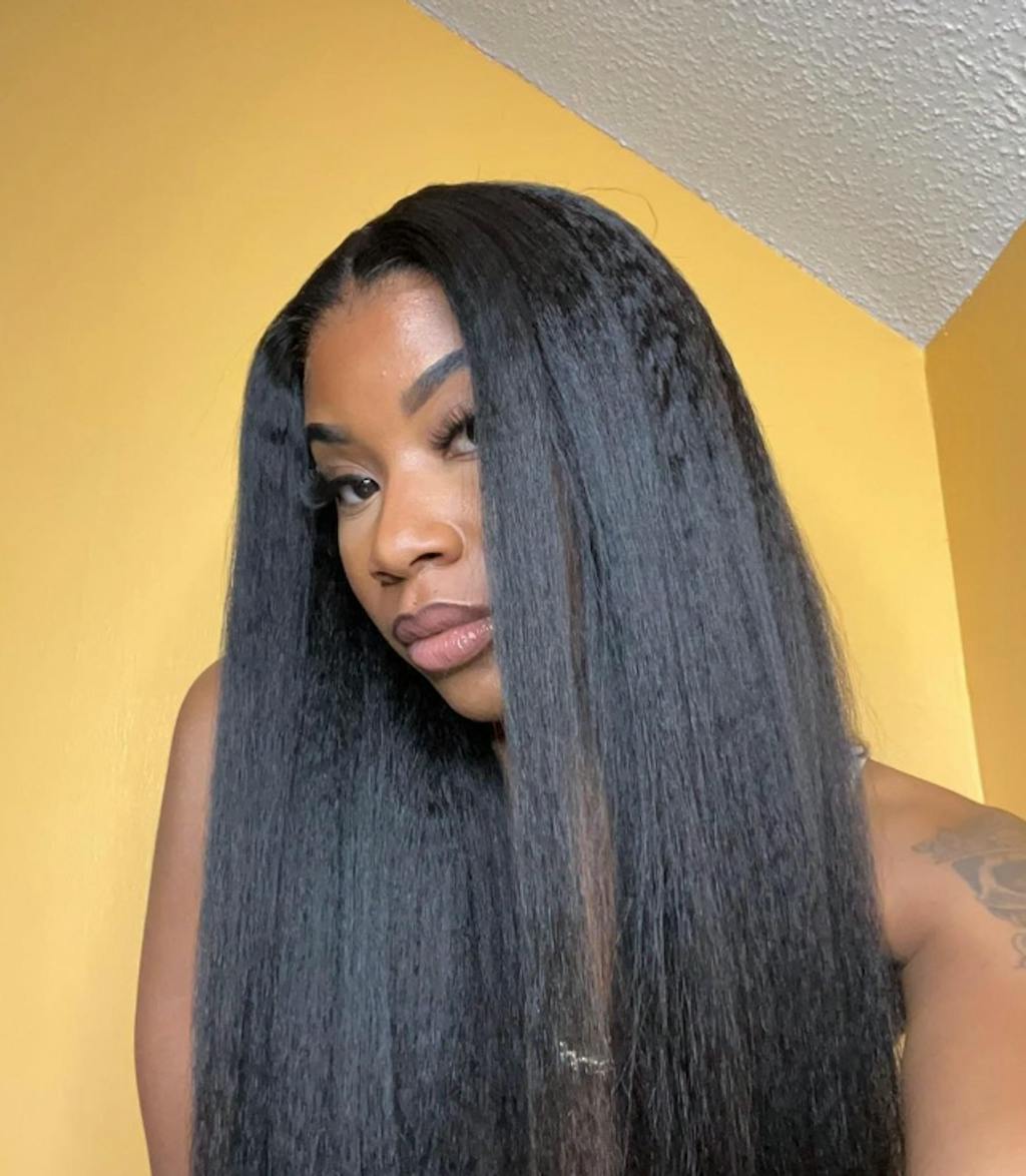 Kinky Straight Wear Go Wig Bleached Knots Pre-cut 7x5 Lace | OQHAIR