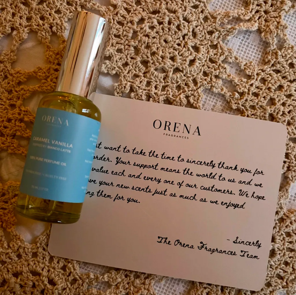 CARAMEL VANILLA PERFUME OIL – Orena Fragrances