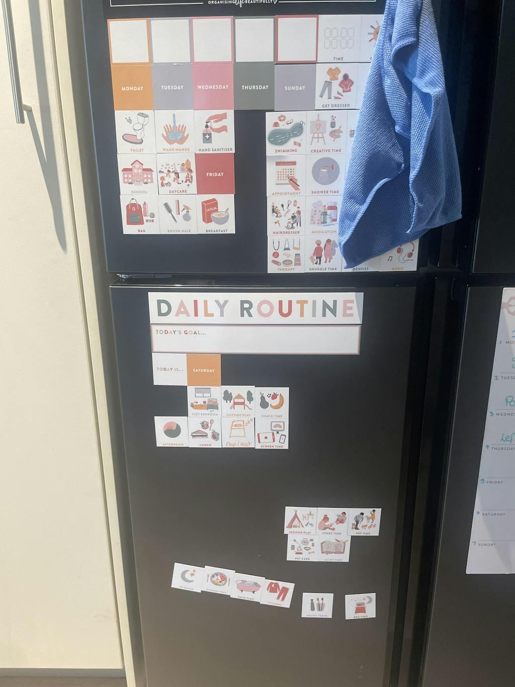 Daily Routine Planner Magnets - visual learning tool for children ...