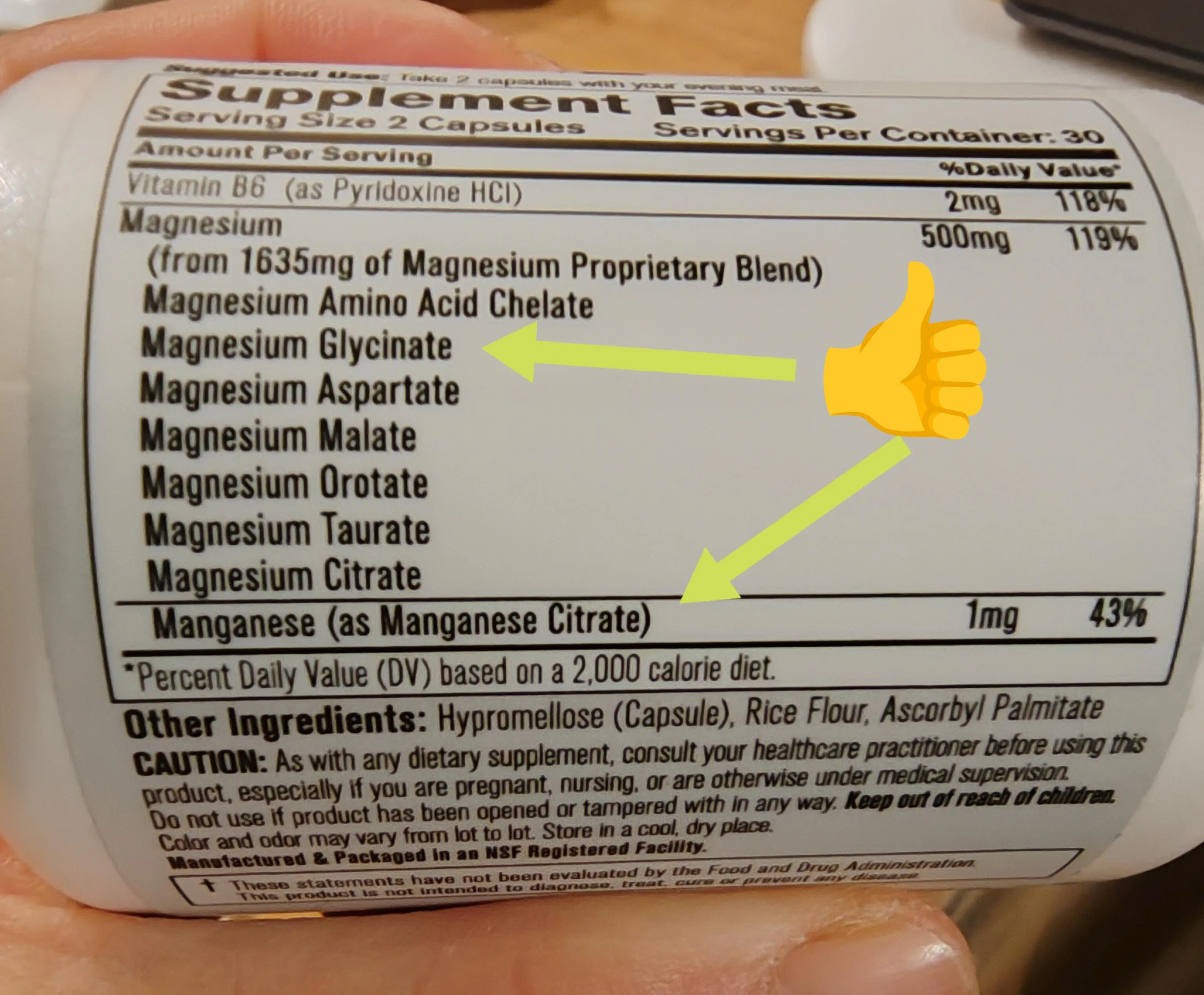Magnesium 7- Full Spectrum Magnesium Supplement | Organixx