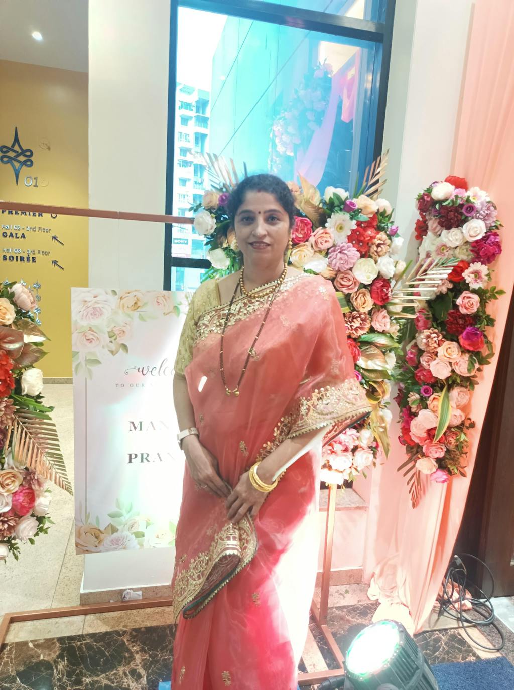 Orgenza || Gajri Color Moh Maya Heavy Gotta Patti Work Organza Saree ...