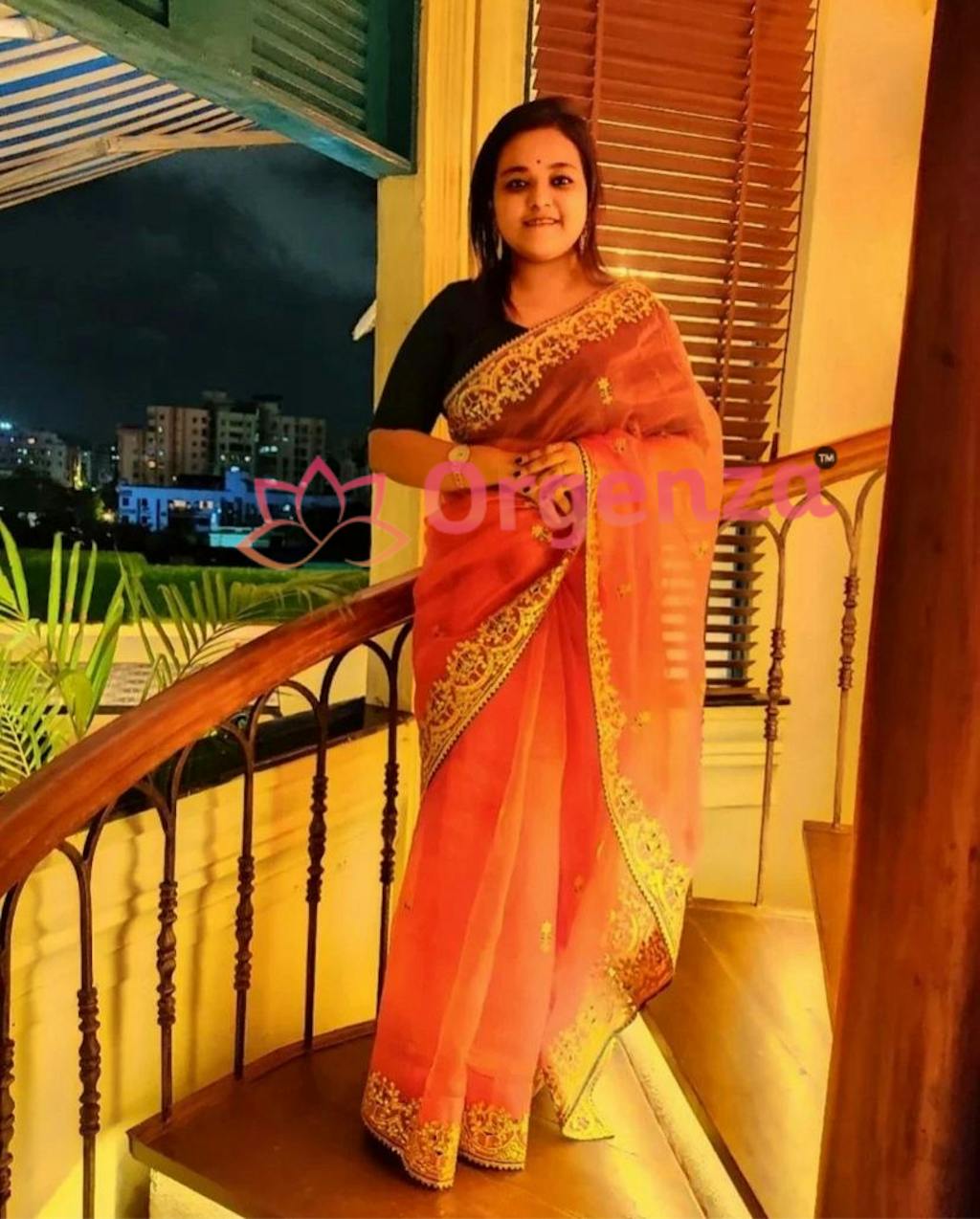 Orgenza || Gajri Color Moh Maya Heavy Gotta Patti Work Organza Saree ...