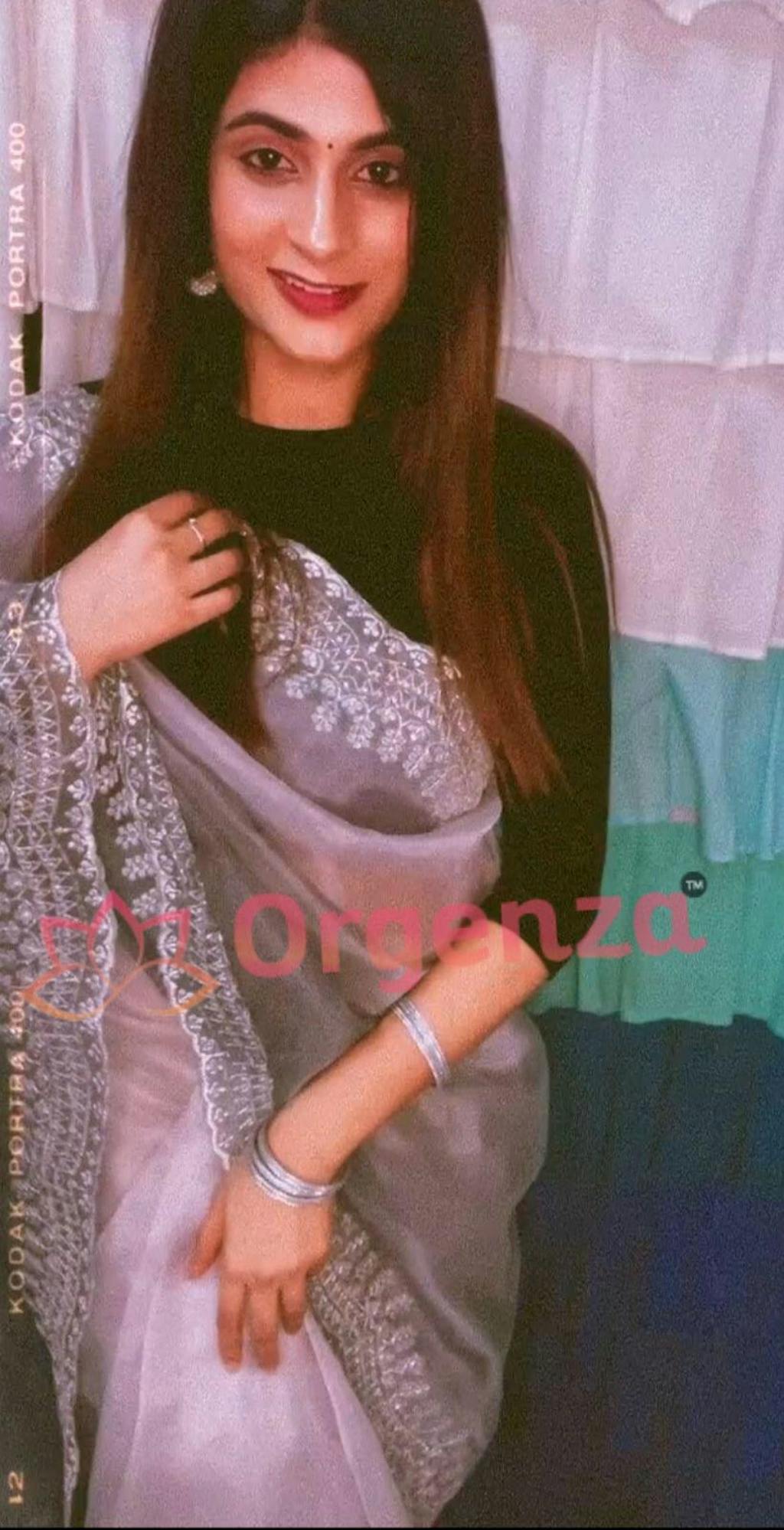 Orgenza || Gajri Color Moh Maya Heavy Gotta Patti Work And Pure Organza ...