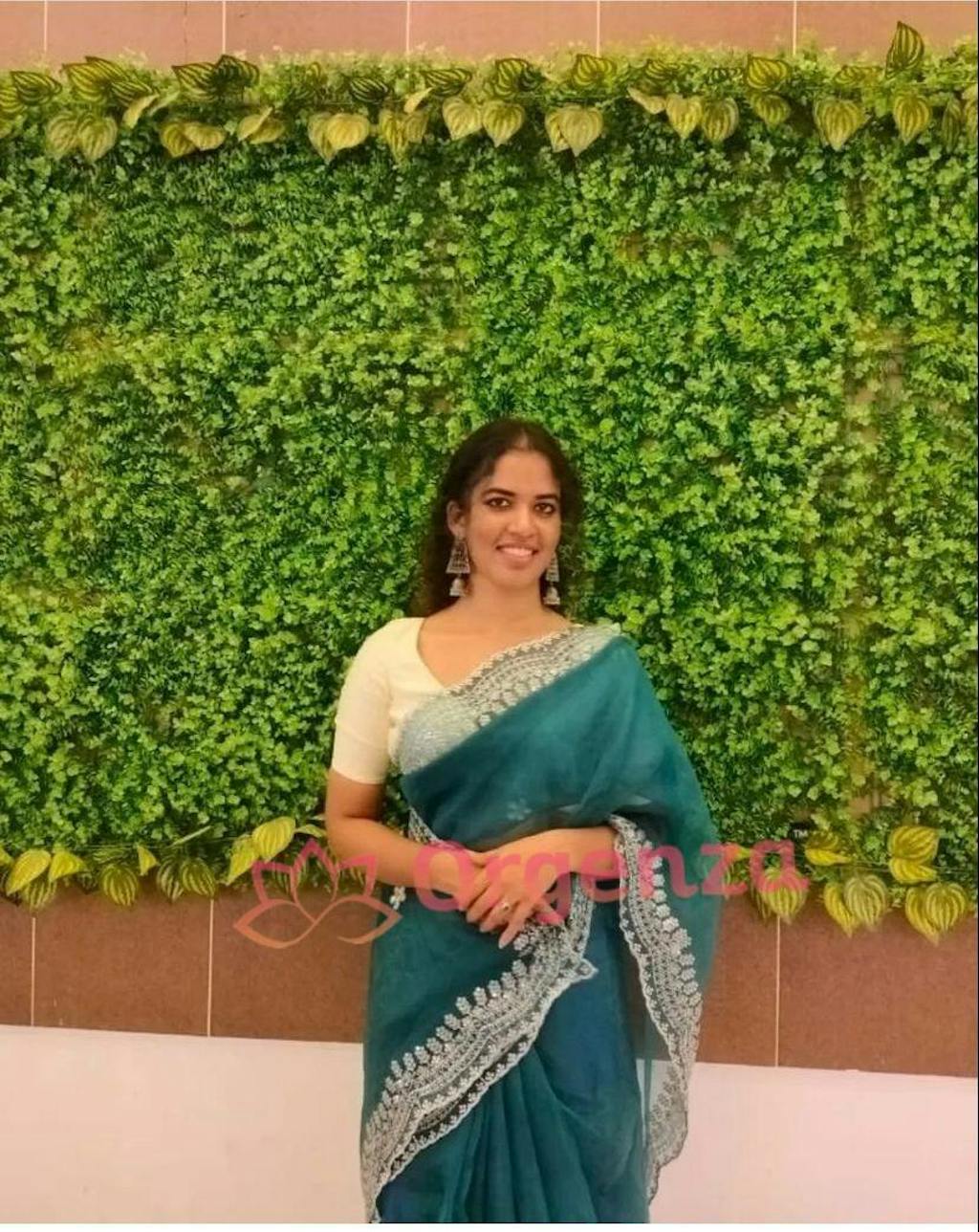 Orgenza || Gajri Color Moh Maya Heavy Gotta Patti Work And Pure Organza ...