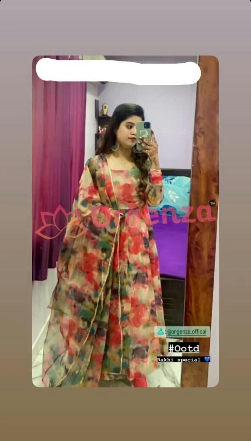 Orgenza || Gajri Color Moh Maya Heavy Gotta Patti Work And Pure Organza ...