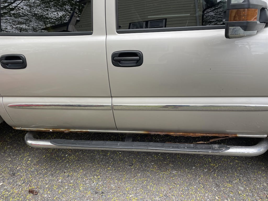 1999-2006 Silverado/Sierra Crew Cab, Slip On Rocker Panel + Cab Corner ...