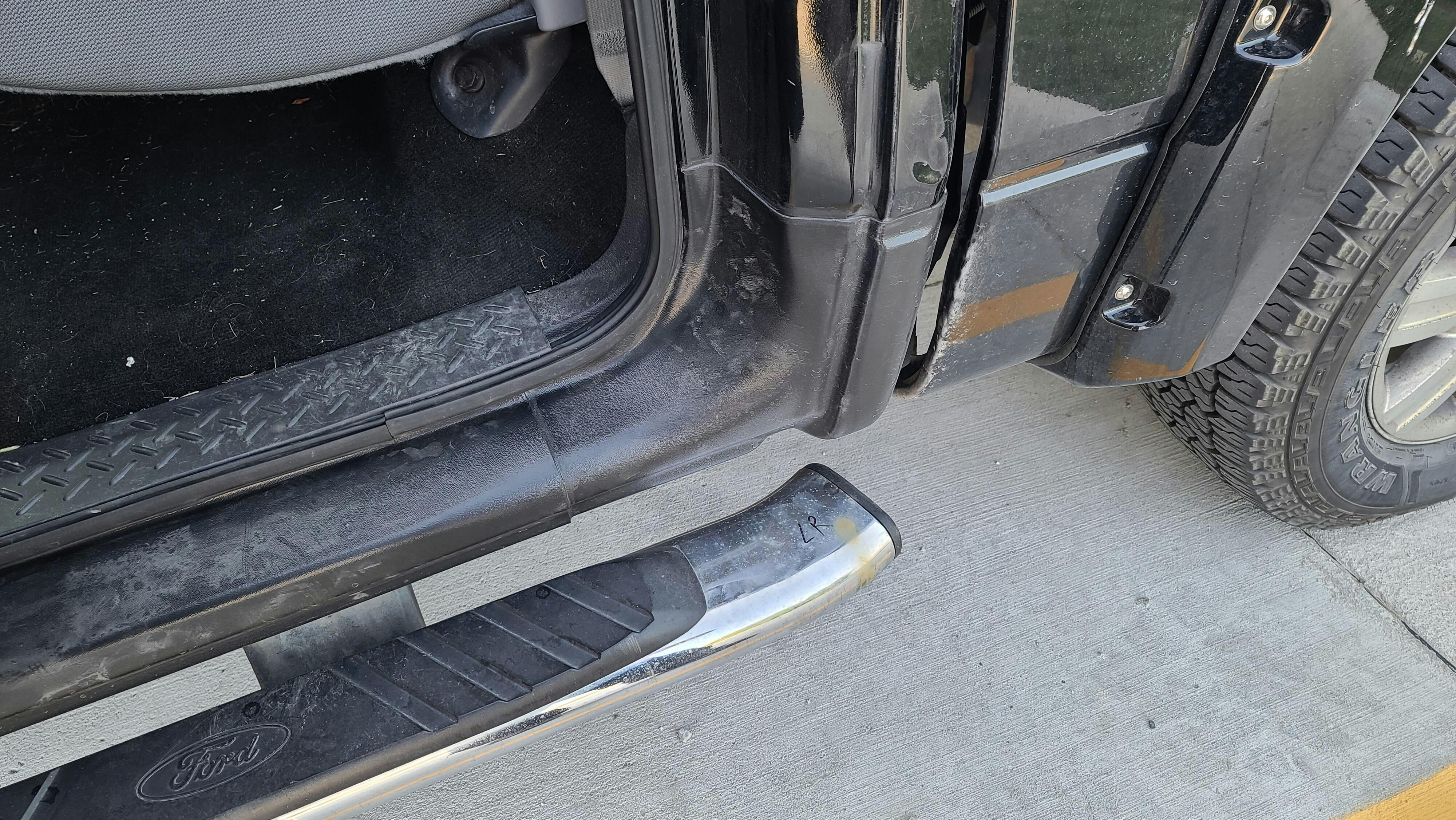 2009-2014 F-150 Crew Cab, Slip On Rocker Panel + Cab Corner Cover ...