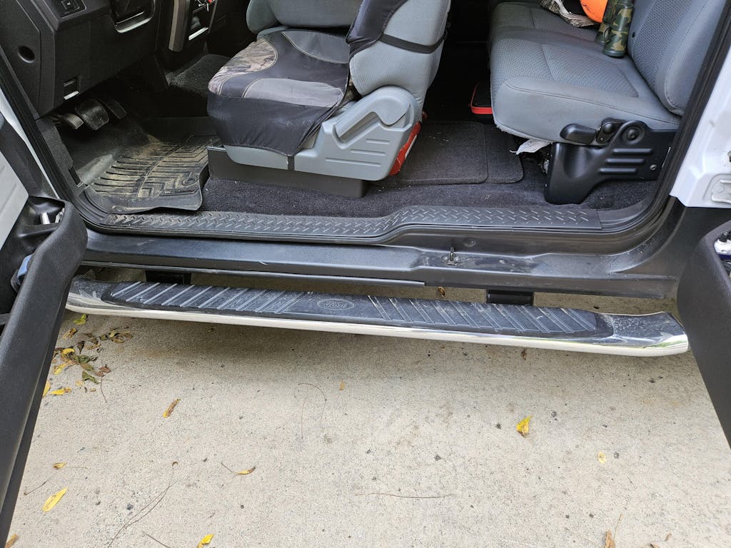 2009-2014 F-150 SuperCab Cab, Slip On Rocker Panel + Cab Corner Cover ...