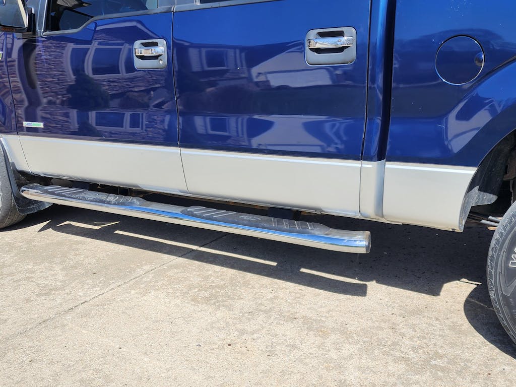 2009-2014 F-150 Crew Cab, Slip On Rocker Panel + Cab Corner Cover ...